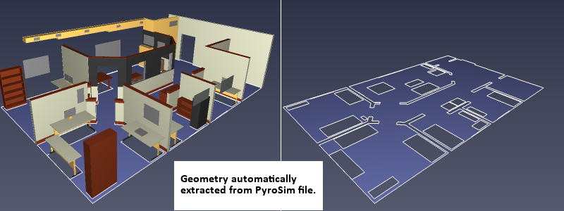 火災シミュレーション ソフトウエア[PyroSim] FDS | NIST | 受託 | GUI